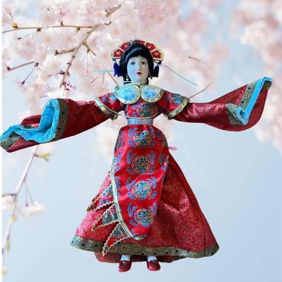 Vintage | Art | 989 Danbury Mei Hui Porcelain Doll Chinese Imperial ...